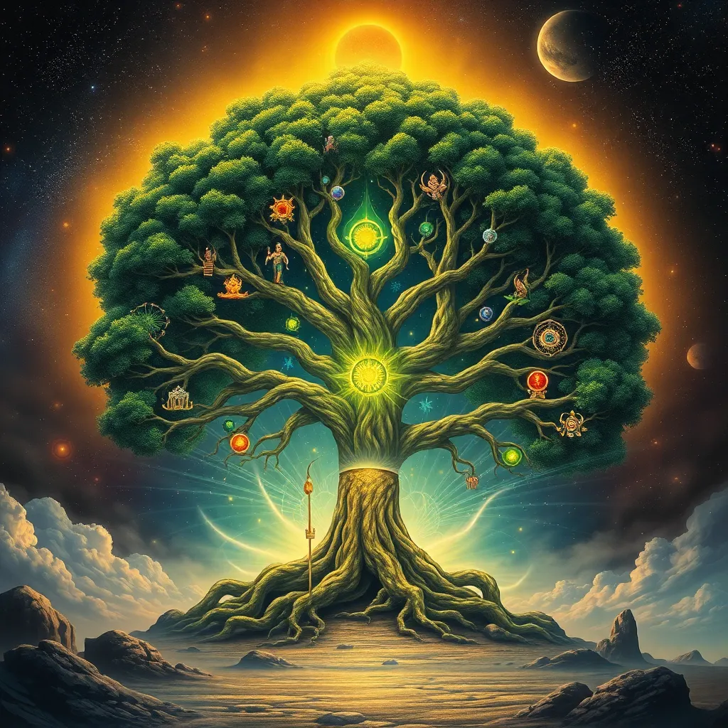 The Myth of the Cosmic Tree: Ashvattha and Creation - Hindu Mythology