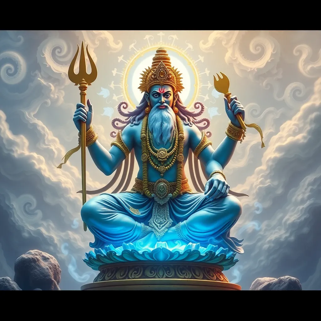 Brahma’s Role in the Creation of the Four Vedas - Hindu Mythology