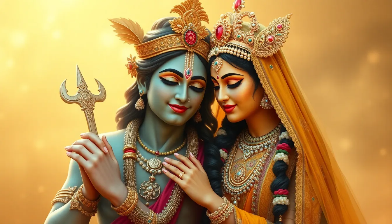 The Love of Radha and Krishna: A Spiritual Connection - Hindu Mythology