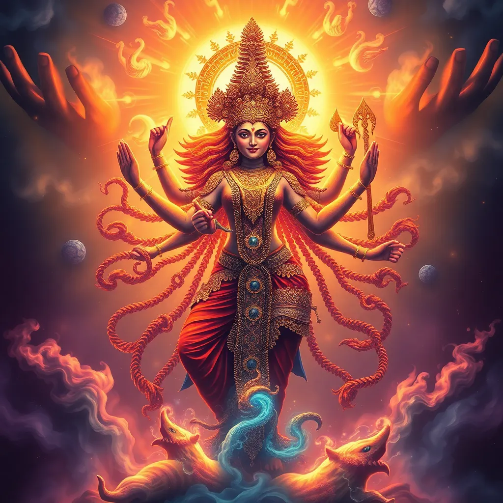 The Mystical Powers of Goddess Durga - Hindu Mythology