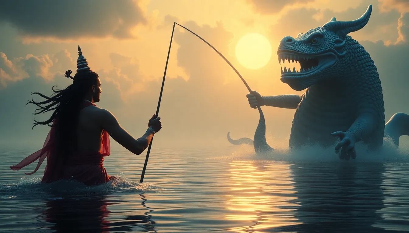 The Myth of the Divine Fisherman: The Story of Matsya - Hindu Mythology