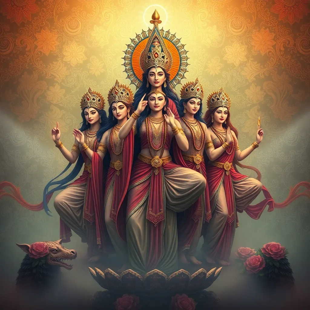 The Seven Divine Mothers: The Saptamatrikas - Hindu Mythology