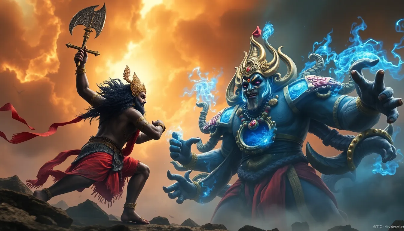Hanuman's Encounter with Ravana: A Clash of Titans - Hindu Mythology
