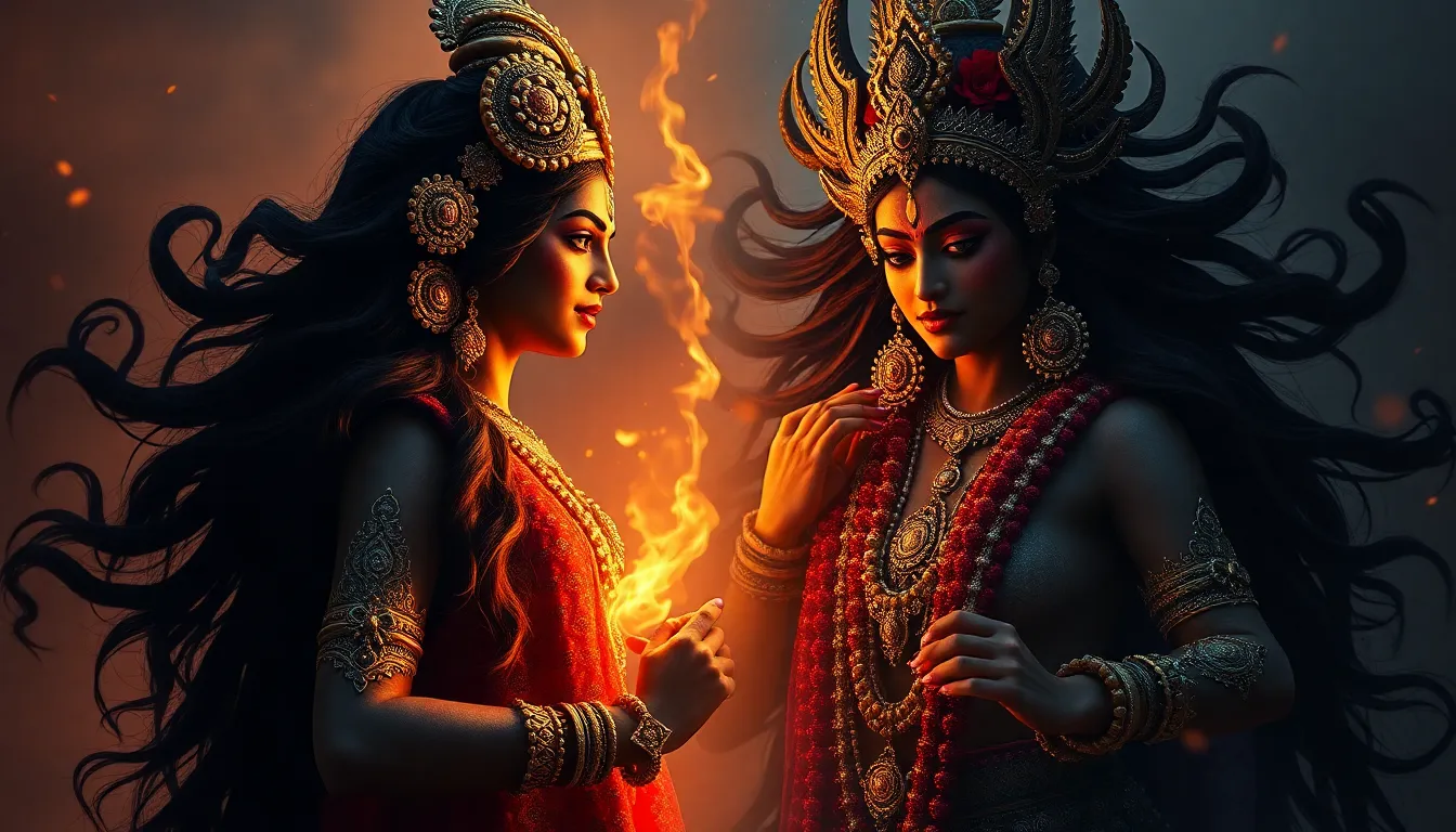 Parvati as Kali: The Dark Goddess and Her Transformation - Hindu Mythology