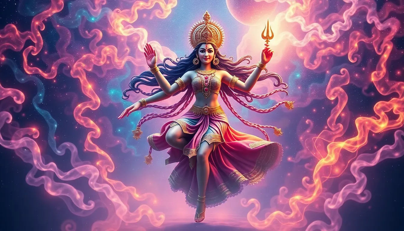 The Cosmic Dance of Parvati: A Symbol of Creation - Hindu Mythology