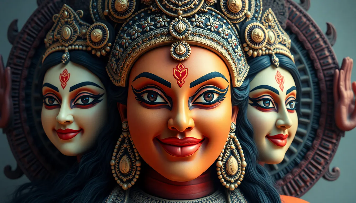 The Many Faces of Durga: A Study of Her Diverse Forms - Hindu Mythology
