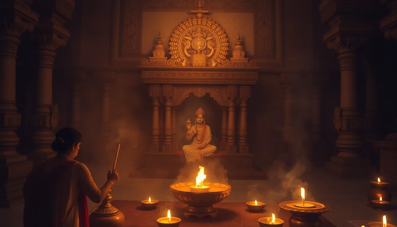 The Sacred Ritual of Aarti in Hindu Temples - Hindu Mythology