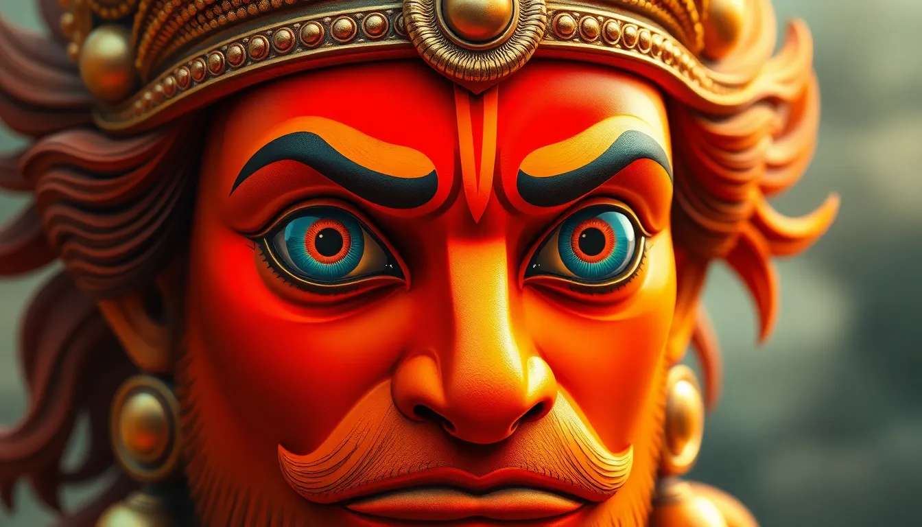 The Symbolism of Hanuman's Eyes: Vision and Insight - Hindu Mythology