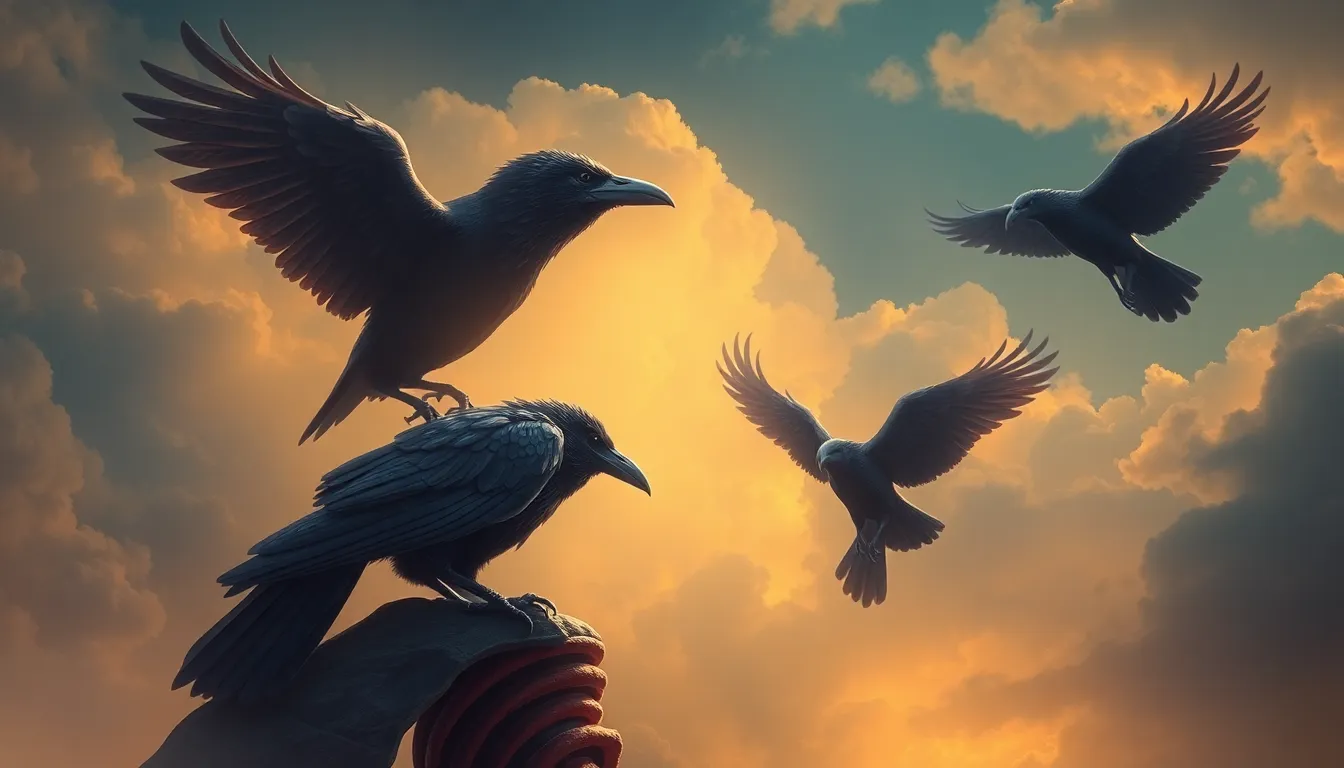 The Role of Ravens in Hindu Myths: Messengers of Destiny - Hindu Mythology