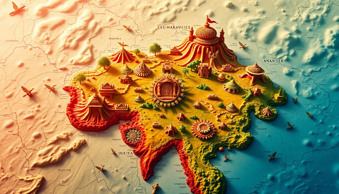 The Sacred Geography of the Puranas: Mapping Divine Realms - Hindu ...