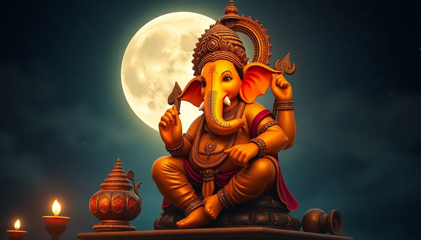 Lord Ganesh and the Moon: The Myth Behind the Festival of Ganesha ...
