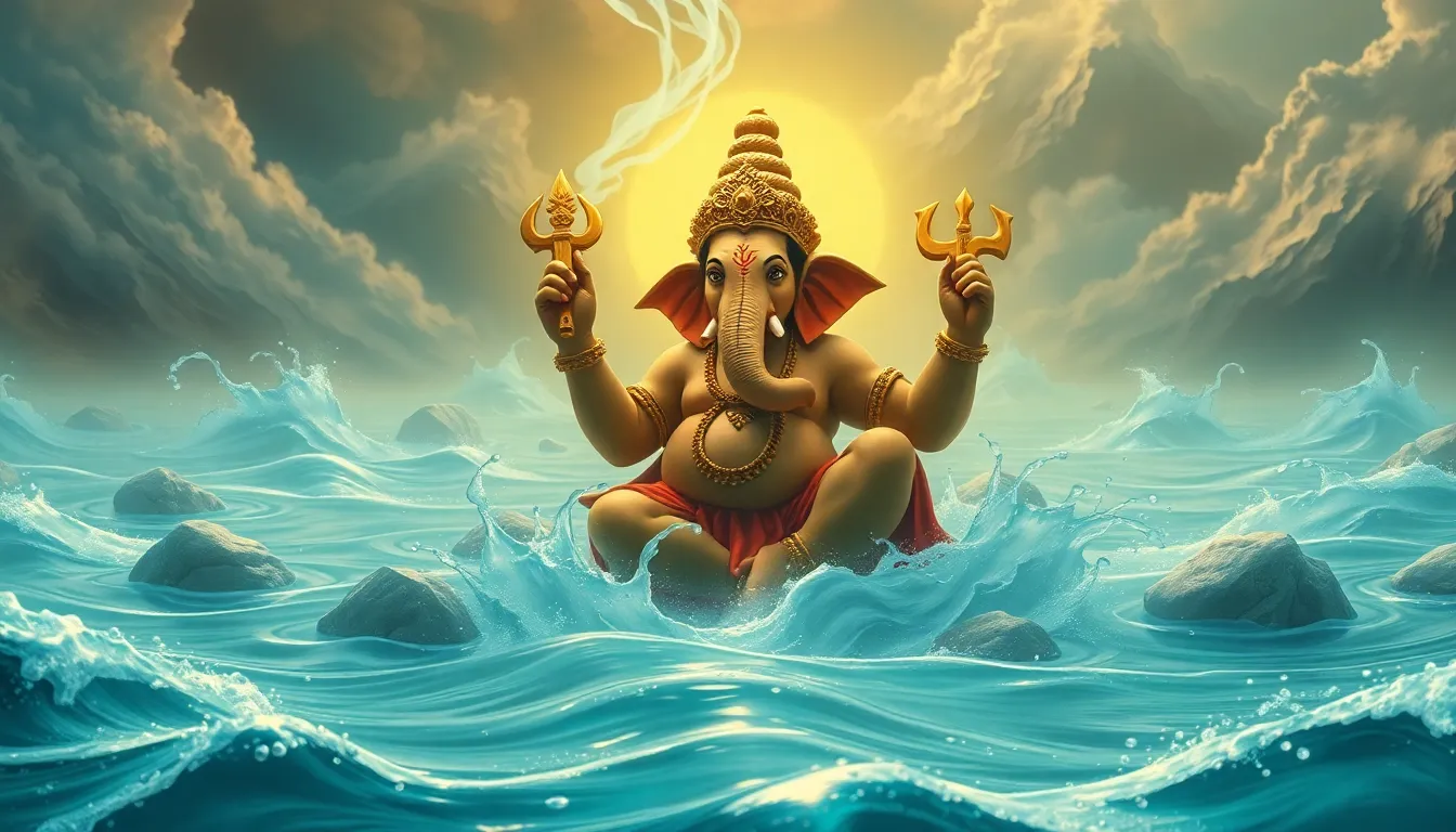The Legend of Ganesh and the Great Flood: A Tale of Survival - Hindu ...
